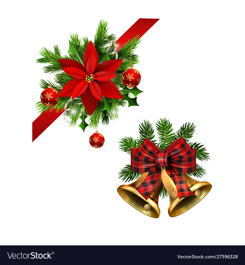 Christmas elements for your designs Royalty Free Vector