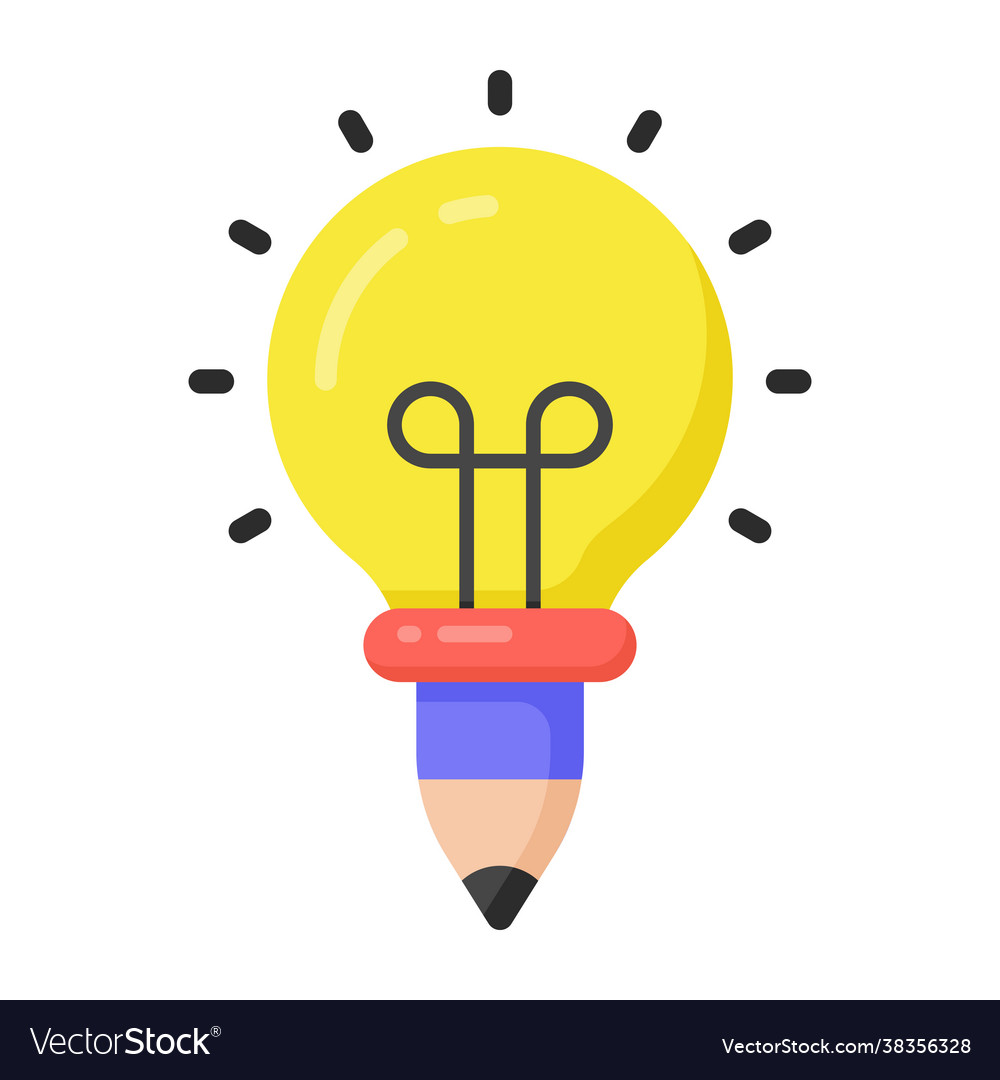 Creative writing Royalty Free Vector Image - VectorStock