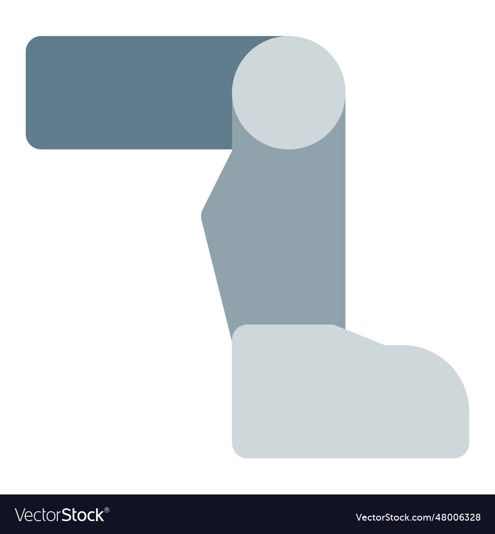 Robot Leg With Human Like Capabilities Royalty Free Vector