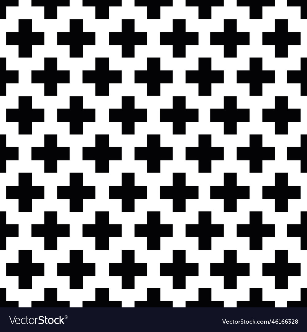 Seamless cross pattern background wallpaper Vector Image