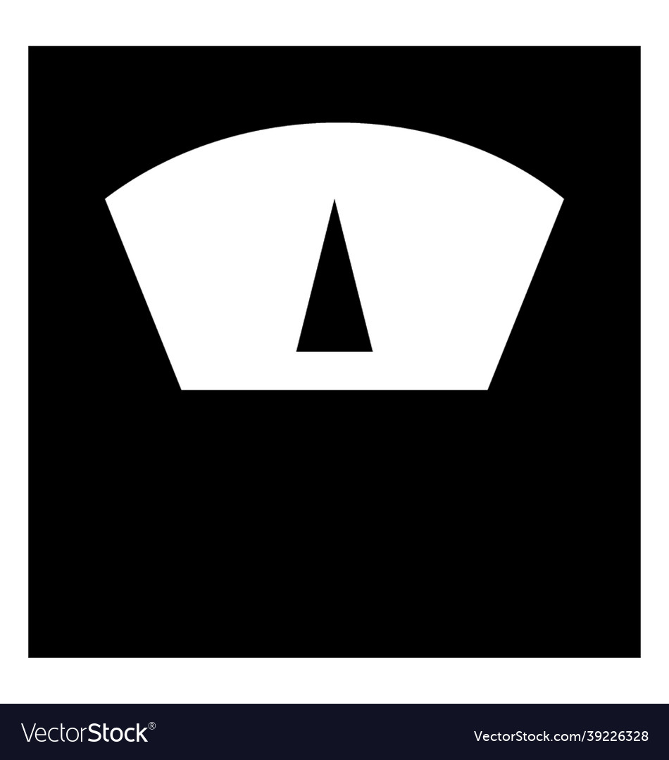 Weight machine Royalty Free Vector Image - VectorStock