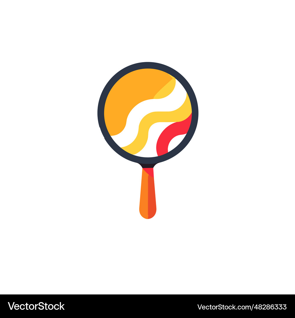 Auditing service filled colorful logo Royalty Free Vector