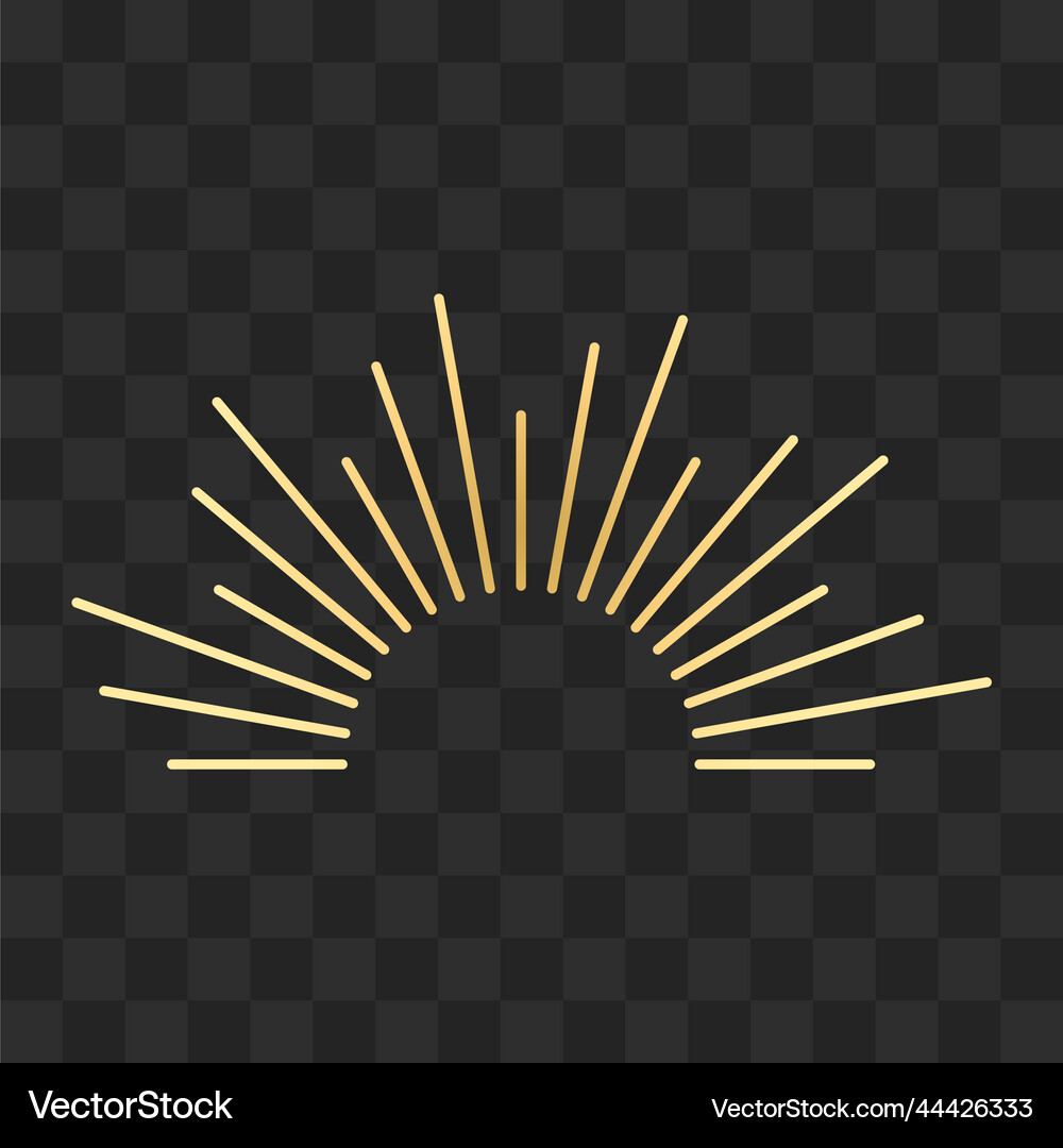 Circle sunburst radial sun shine stamp Royalty Free Vector