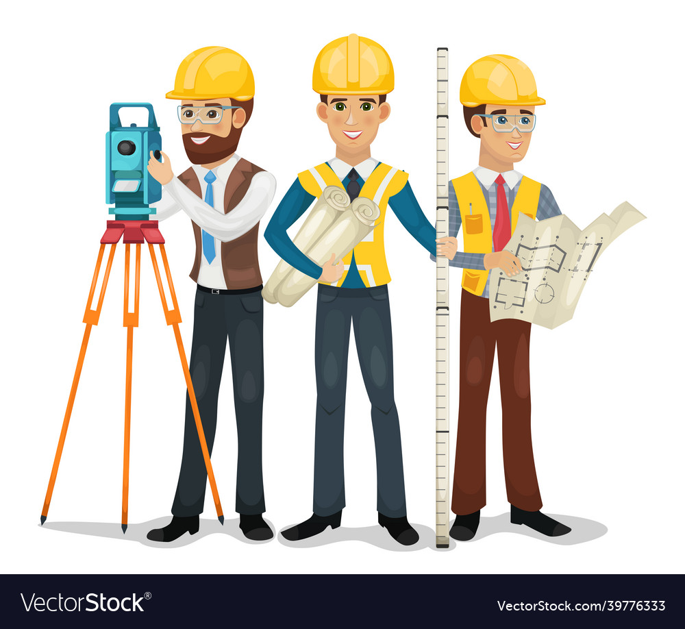 Engineering team Royalty Free Vector Image - VectorStock