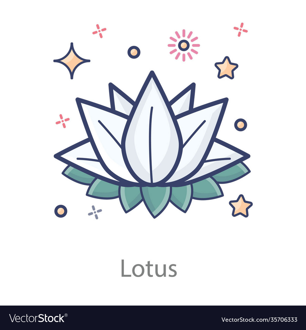 Lotus Royalty Free Vector Image - VectorStock