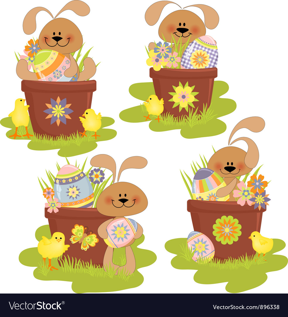 Cute easter Royalty Free Vector Image - VectorStock