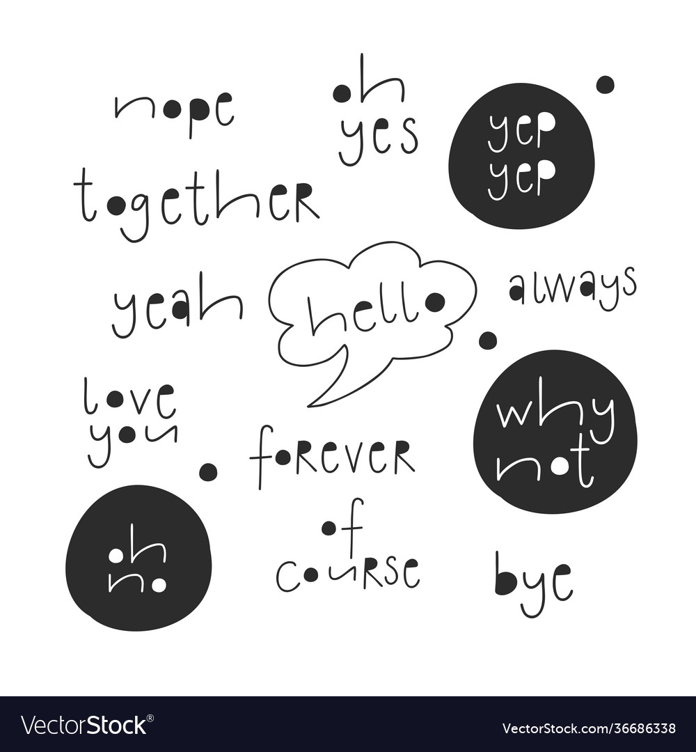 Phrases Royalty Free Vector Image - VectorStock