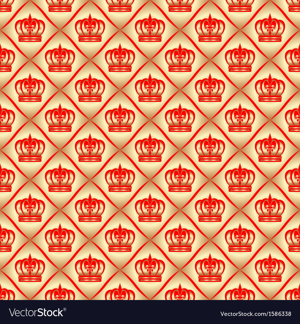 Royal pattern Royalty Free Vector Image - VectorStock
