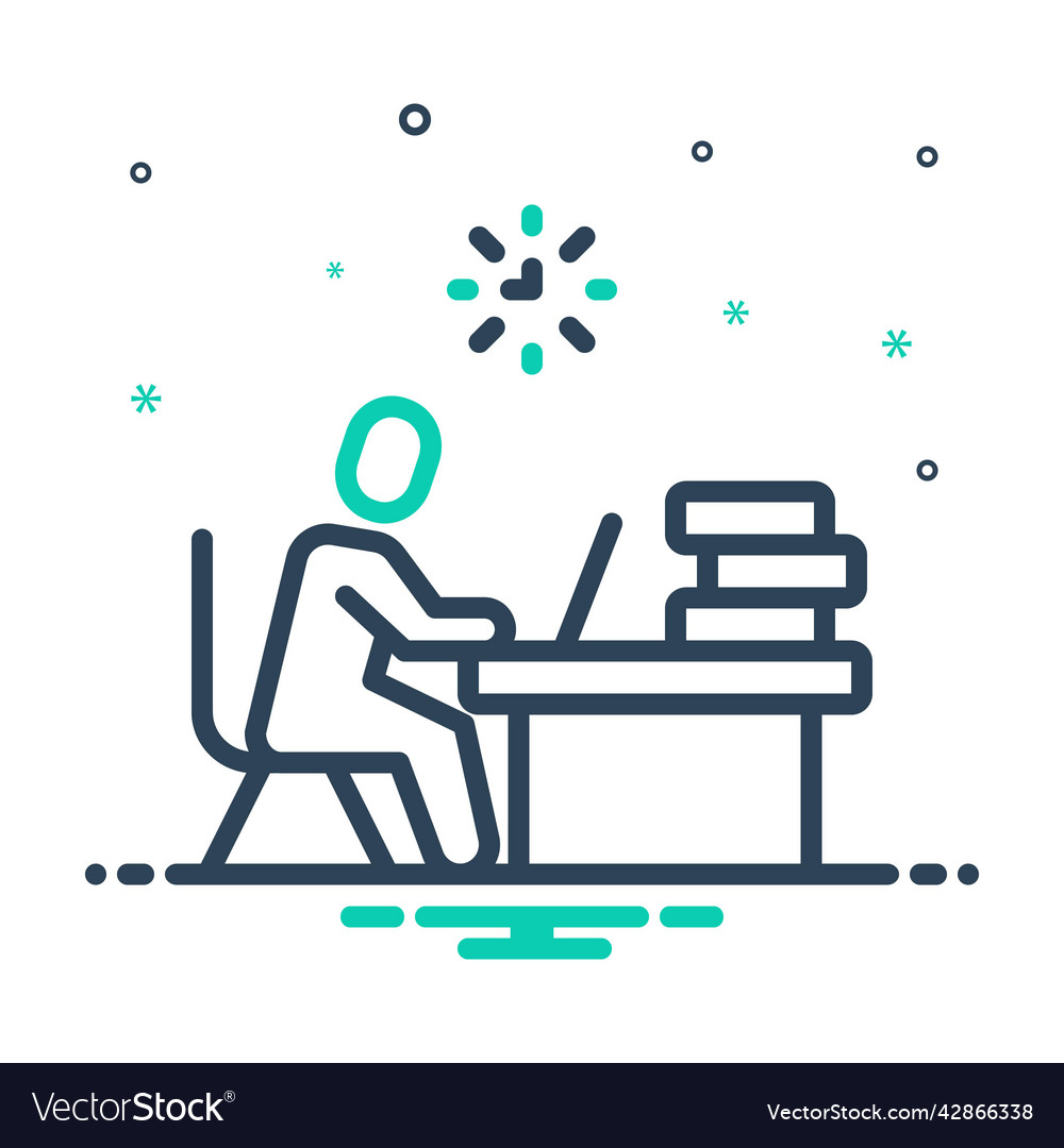 Work Royalty Free Vector Image - VectorStock