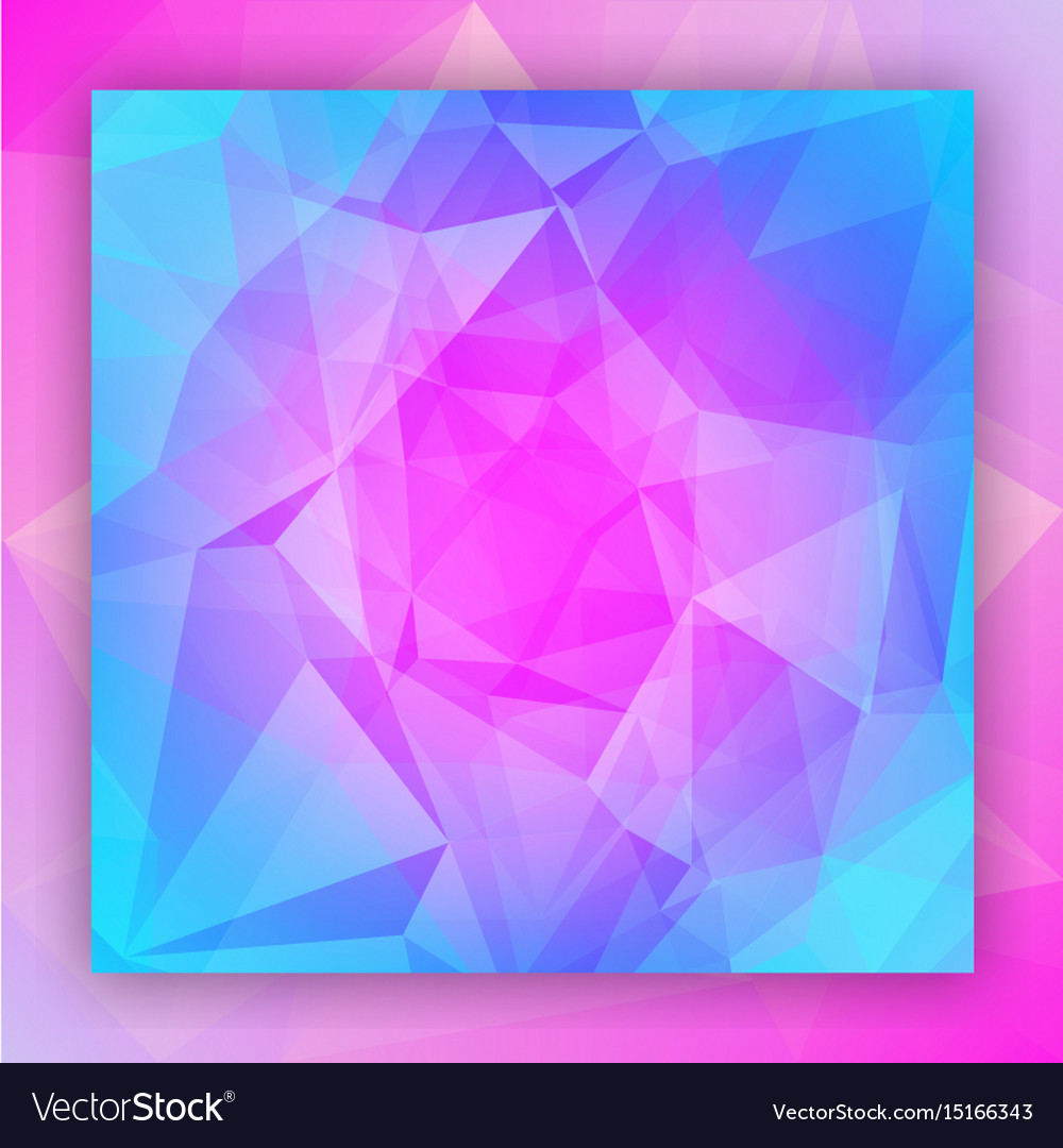 Abstract square triangle background Royalty Free Vector