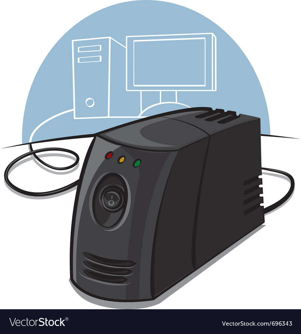 Voltage stabilizer Royalty Free Vector Image - VectorStock