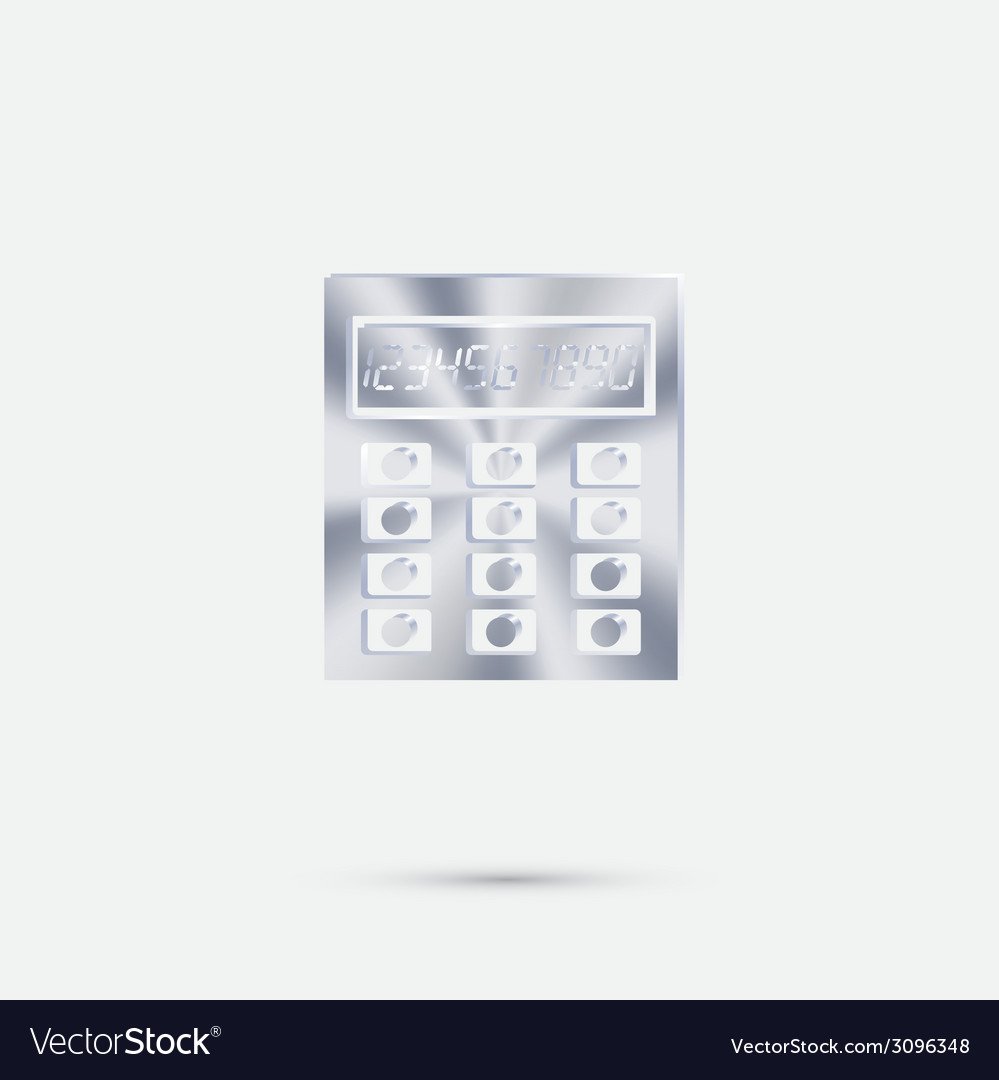 Calculator Royalty Free Vector Image - VectorStock