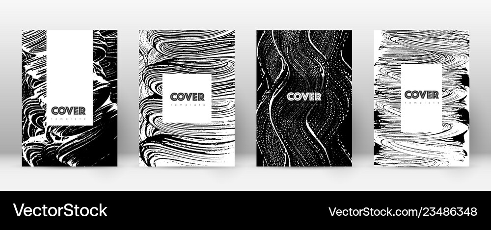 Cover page design template hipster brochure layou Vector Image