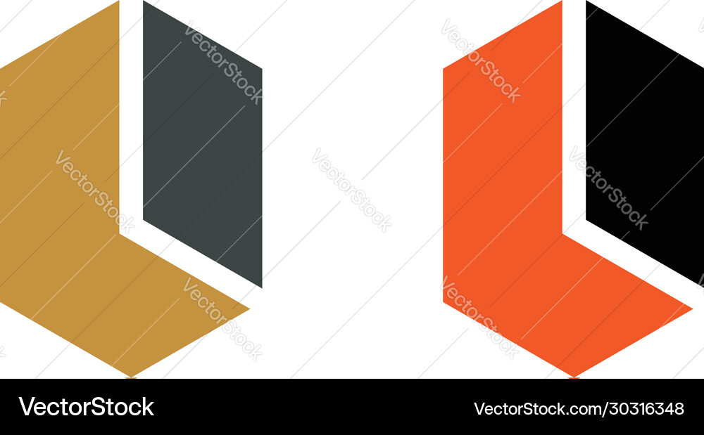 L i letter logo template design eps 10 Royalty Free Vector