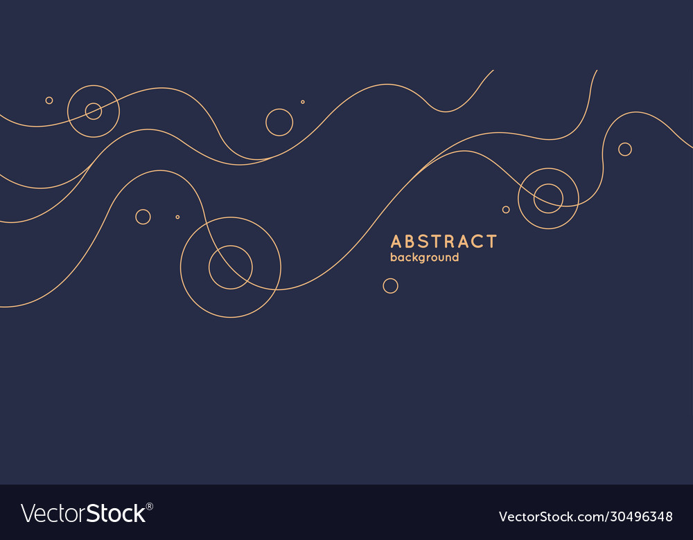 Poster with dynamic waves Royalty Free Vector Image