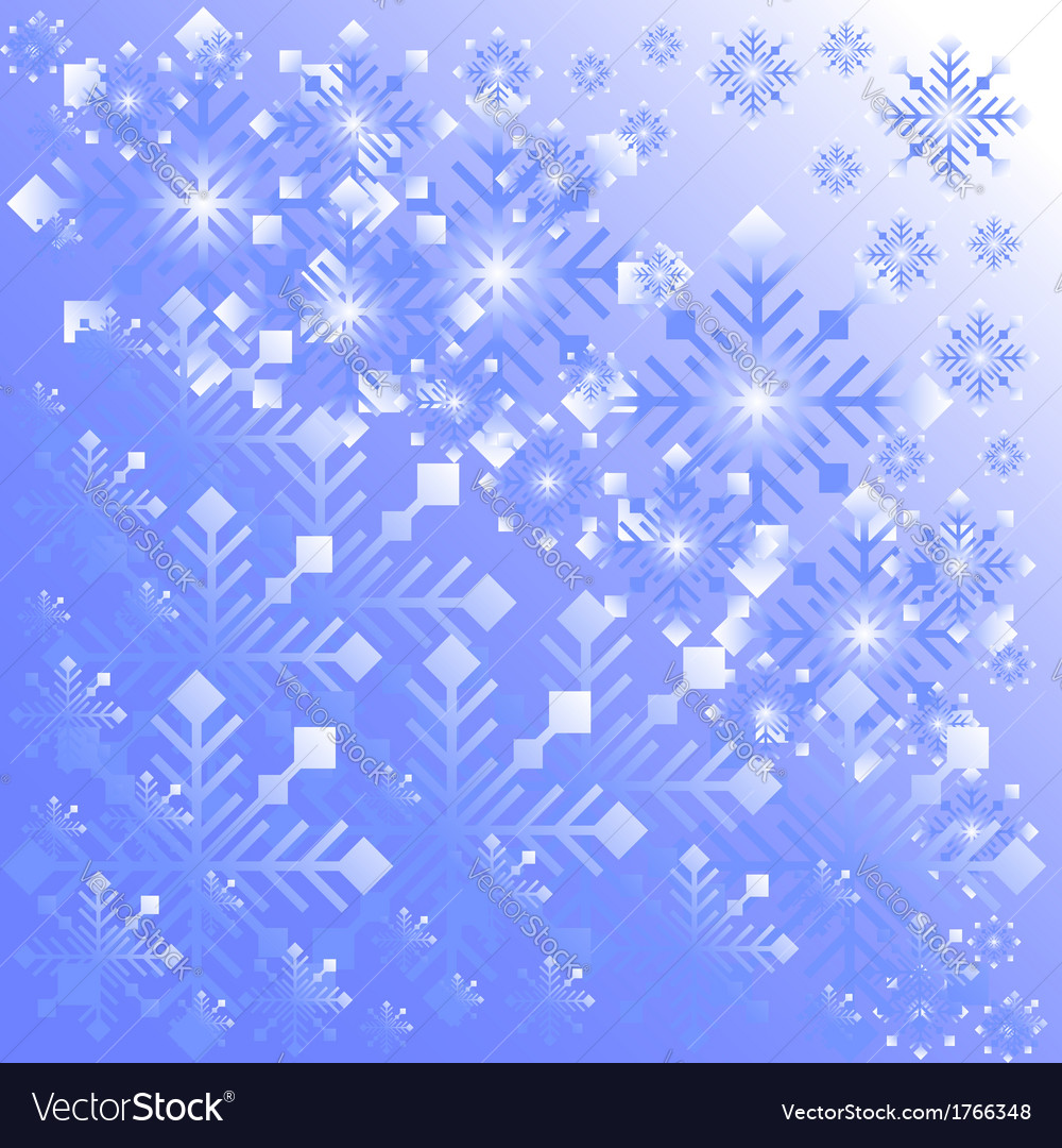 Snowflake light background Royalty Free Vector Image