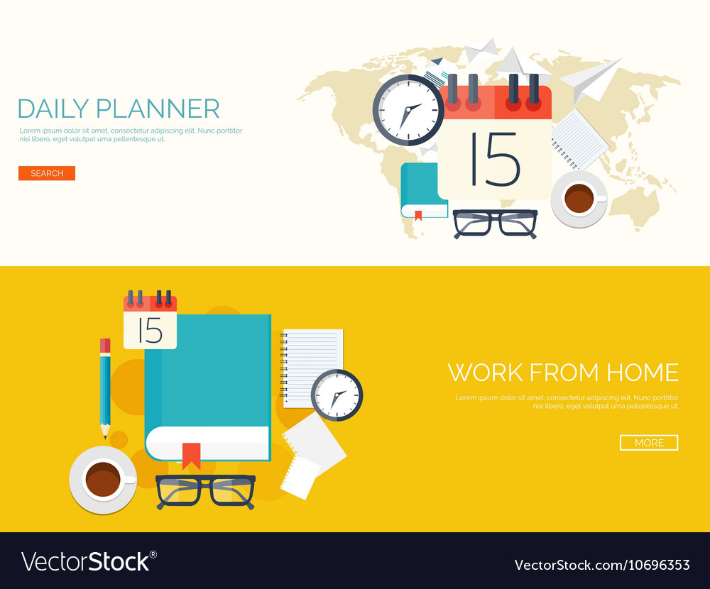 Flat background Royalty Free Vector Image - VectorStock