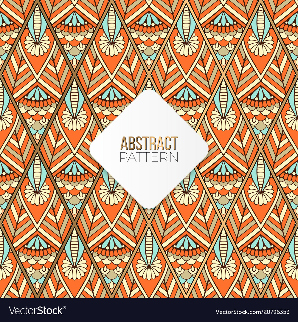 Seamless pattern tile Royalty Free Vector Image
