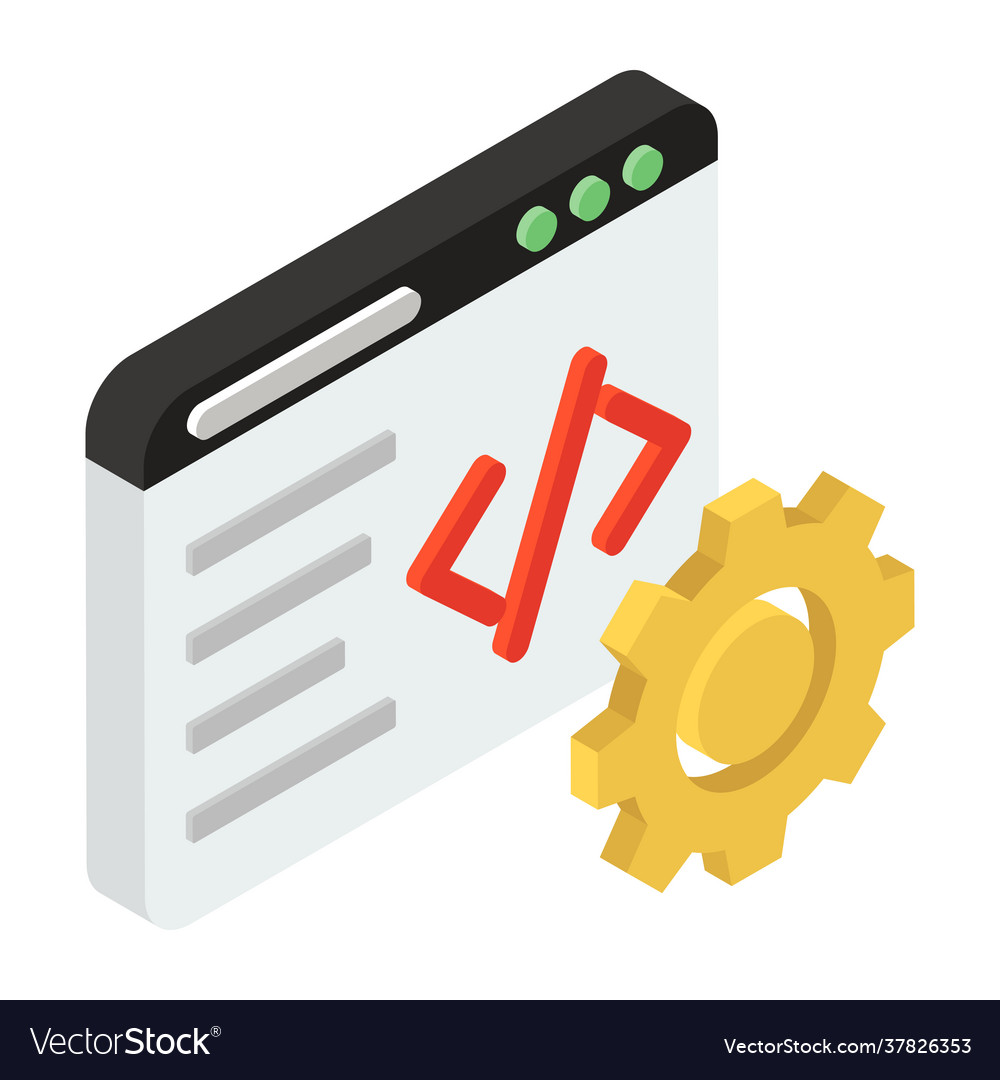 Software development Royalty Free Vector Image