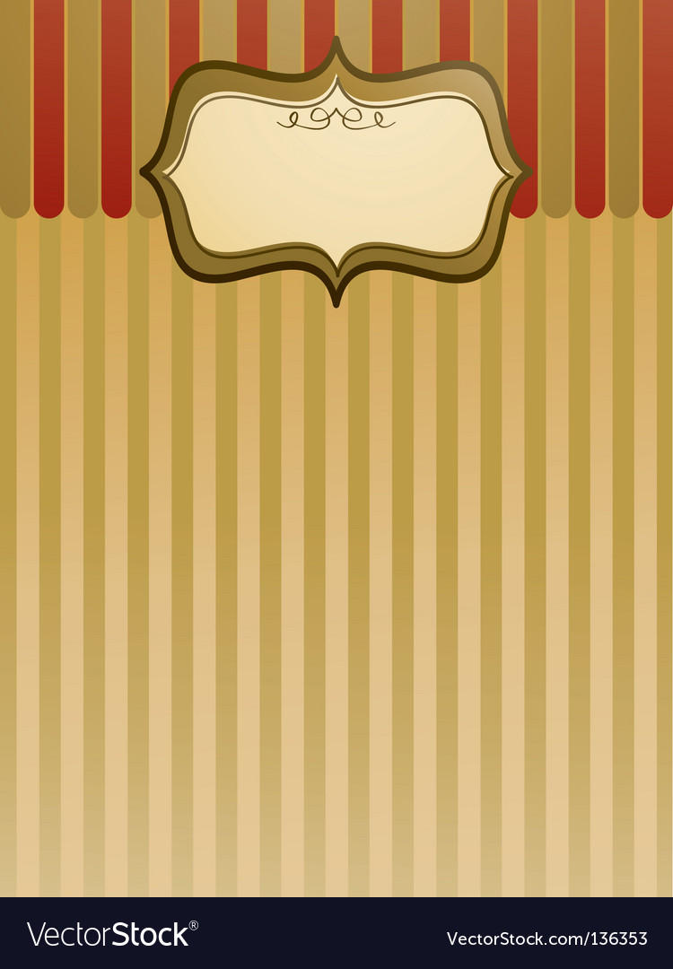 Striped frame Royalty Free Vector Image - VectorStock