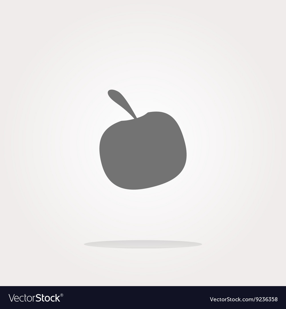 Apple icon object Royalty Free Vector Image - VectorStock