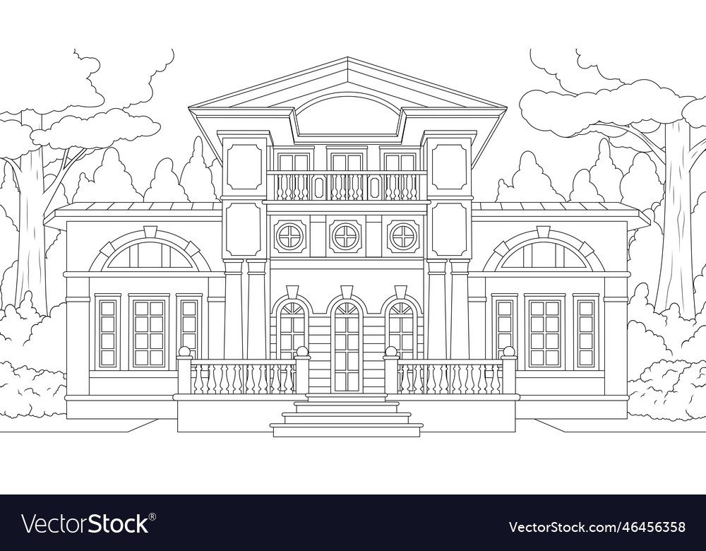 Beautiful architectural Royalty Free Vector Image