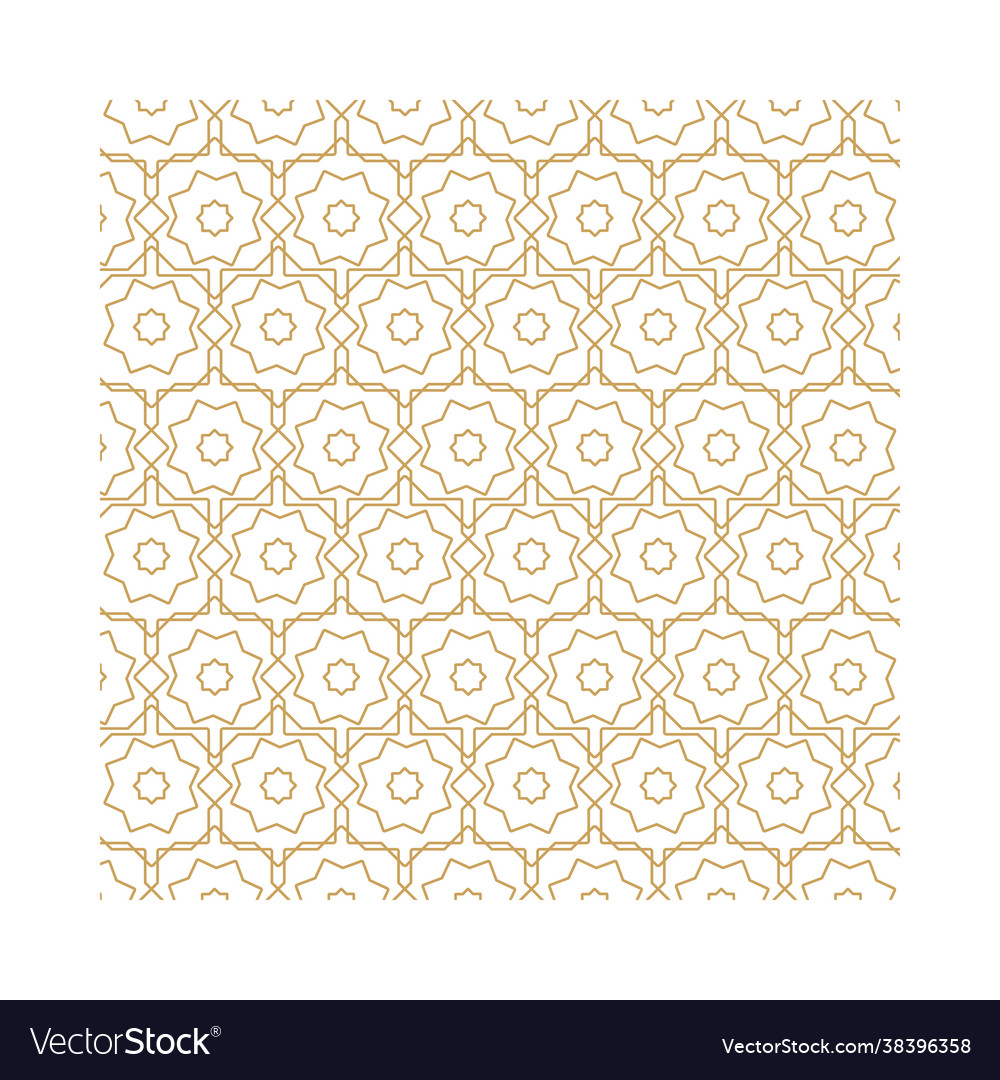 Decorative islamic pattern Royalty Free Vector Image