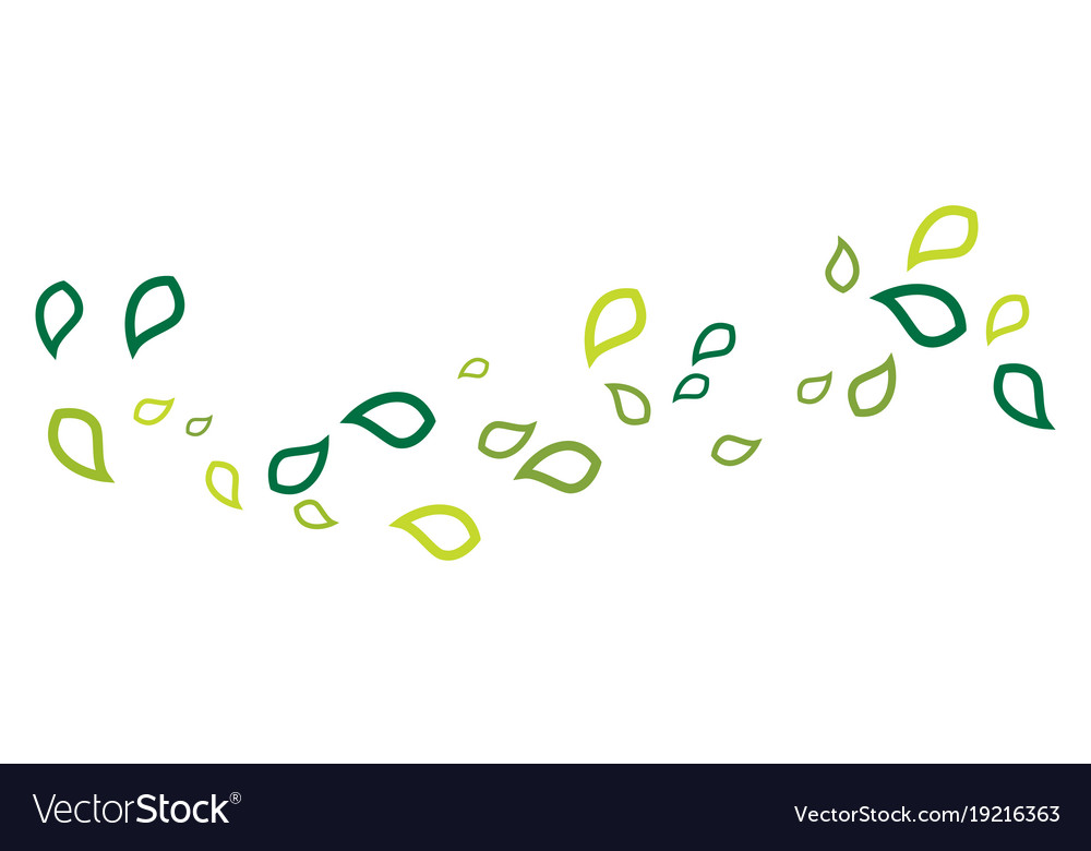 Leaf background design Royalty Free Vector Image