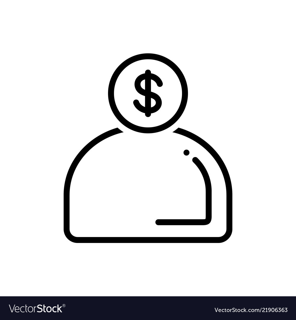 Money oriented Royalty Free Vector Image - VectorStock
