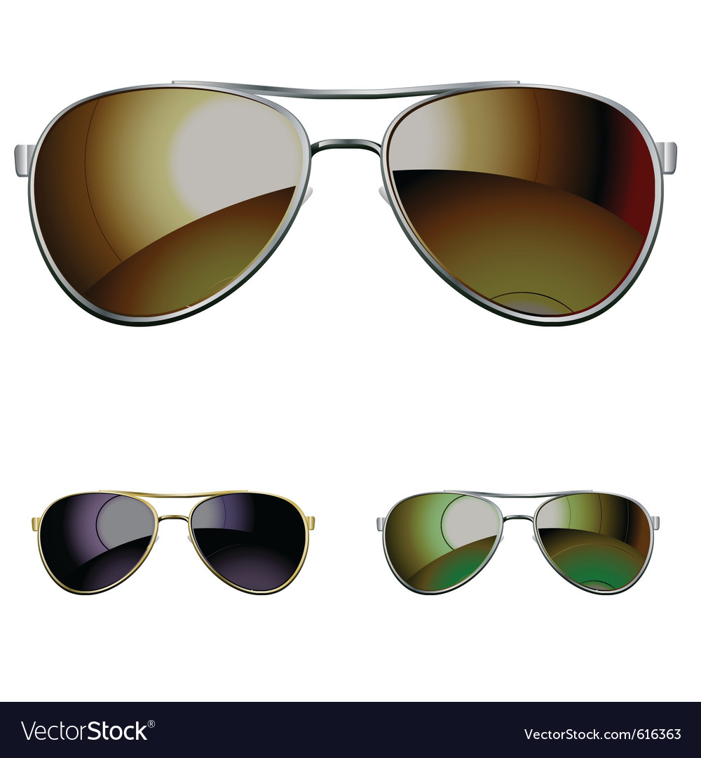 Sunglasses Royalty Free Vector Image Vectorstock