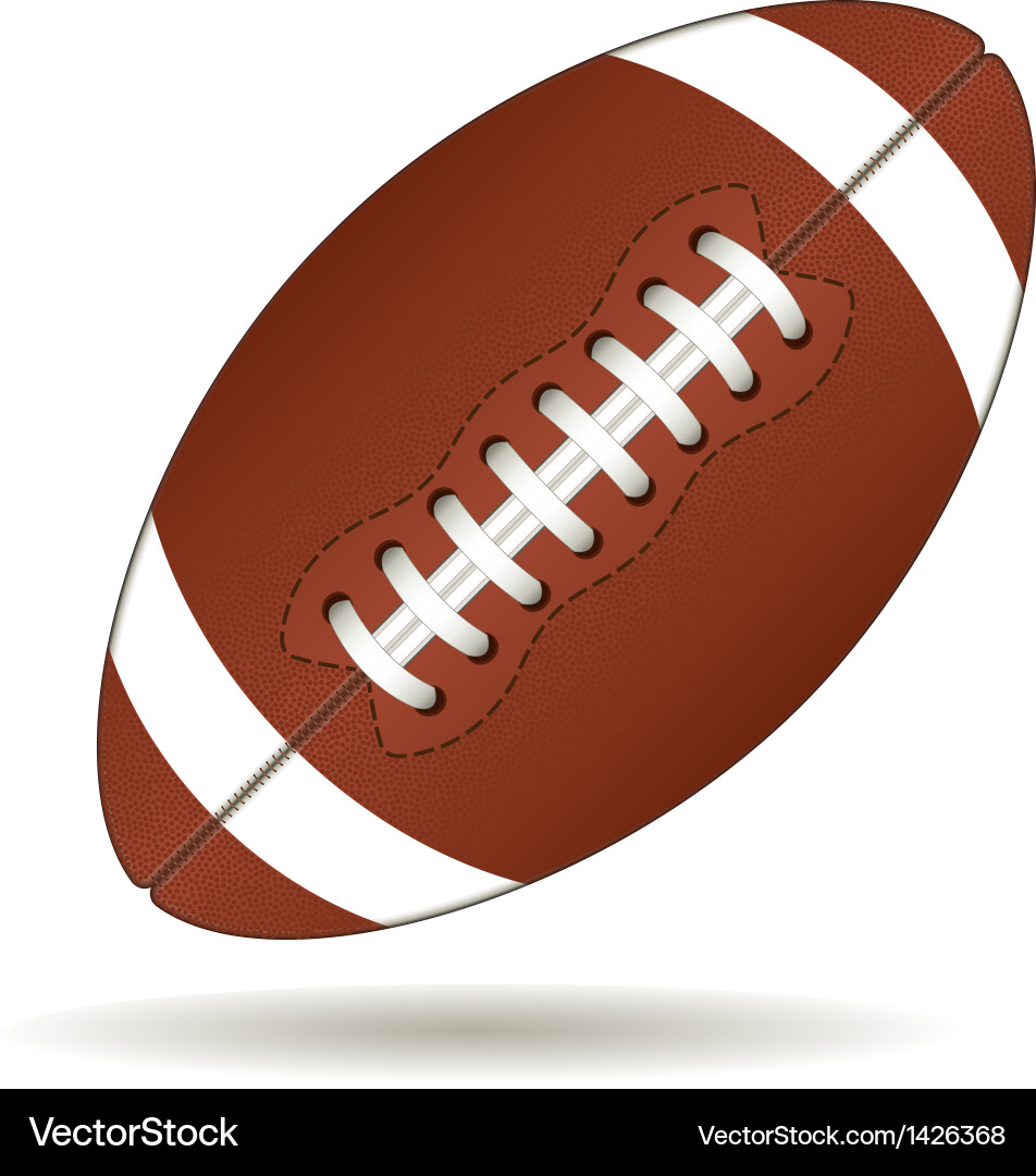 American football Royalty Free Vector Image - VectorStock