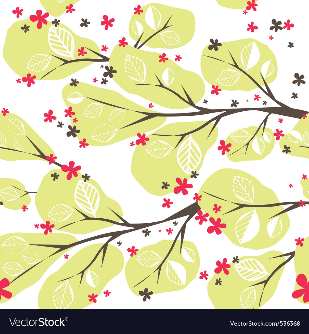 Background with tree Royalty Free Vector Image
