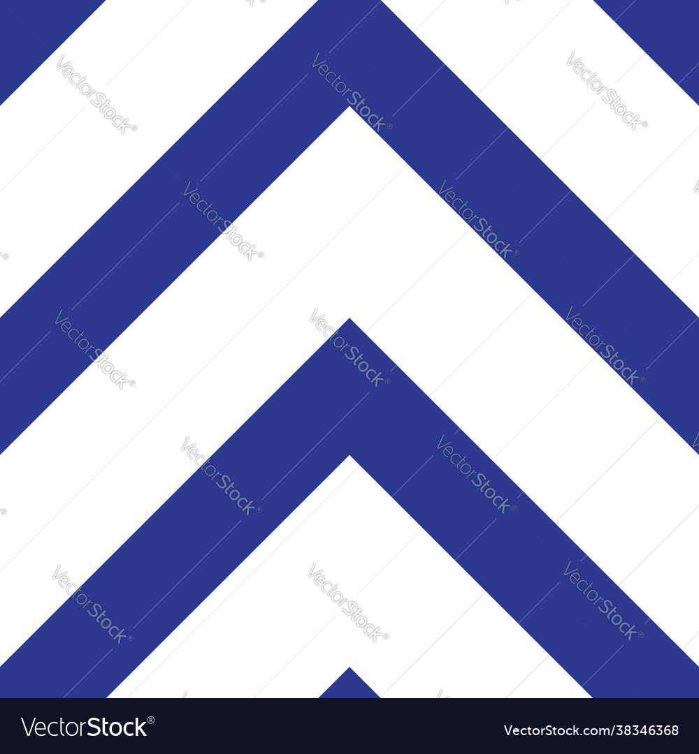 Blue chevron diagonal stripes seamless pattern Vector Image