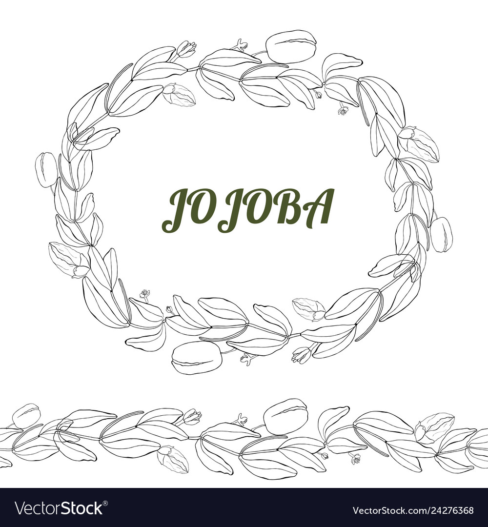 Gogoba monochrom Royalty Free Vector Image - VectorStock
