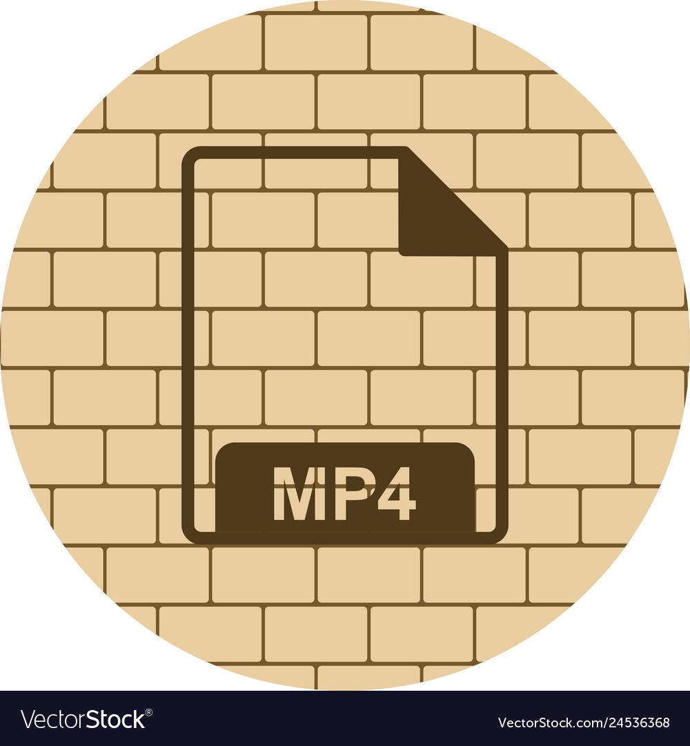 Mp4 icon Royalty Free Vector Image - VectorStock