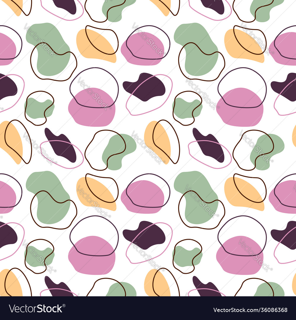Pattern abstract spots Royalty Free Vector Image