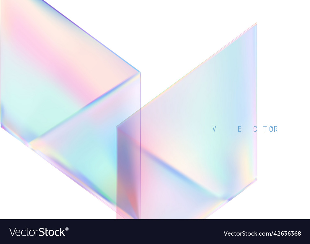 Set of colored 3d objects on a white background Vector Image