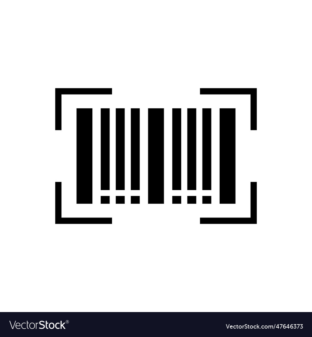 Barcode icon Royalty Free Vector Image - VectorStock
