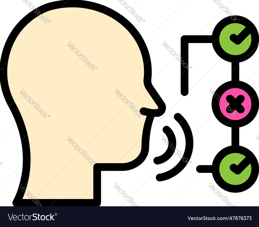 Challenge stereotypes icon flat Royalty Free Vector Image