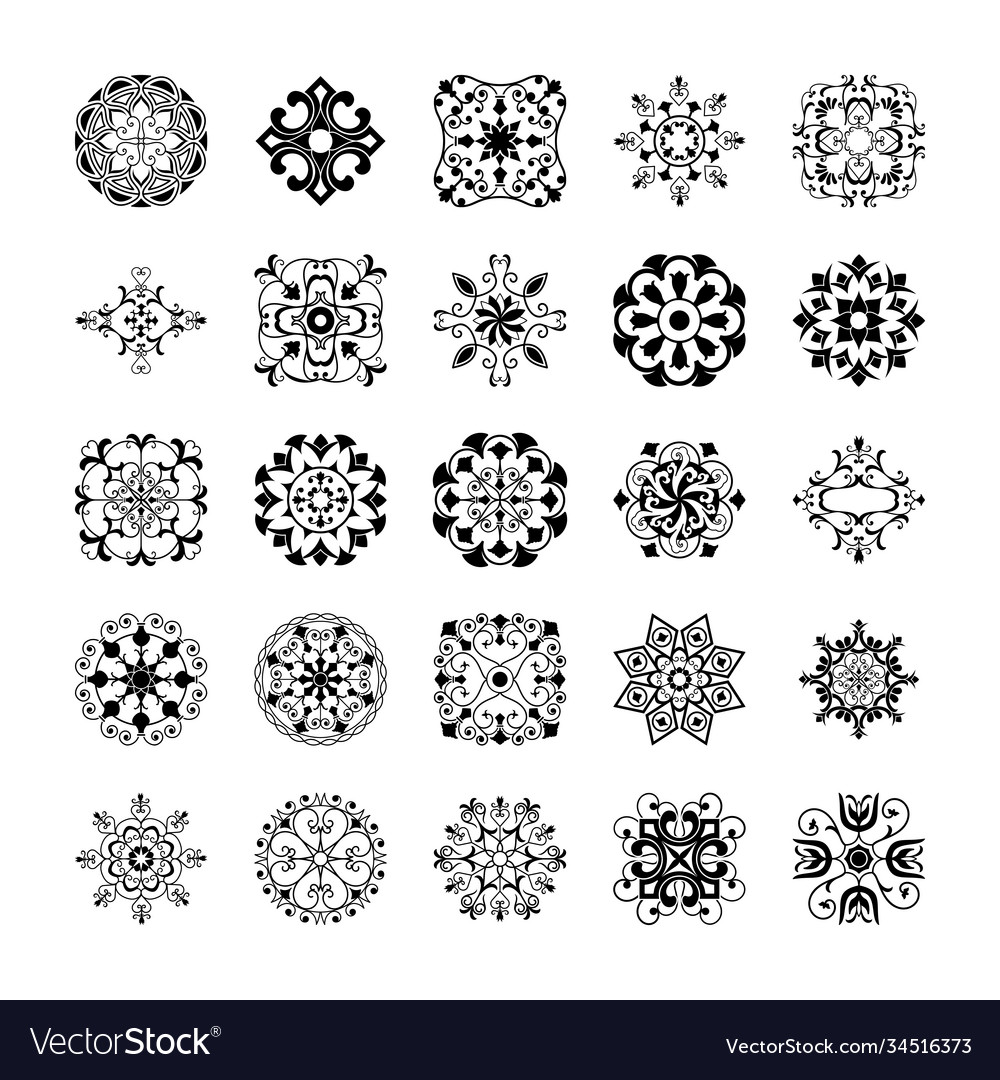 Different designs elements set Royalty Free Vector Image