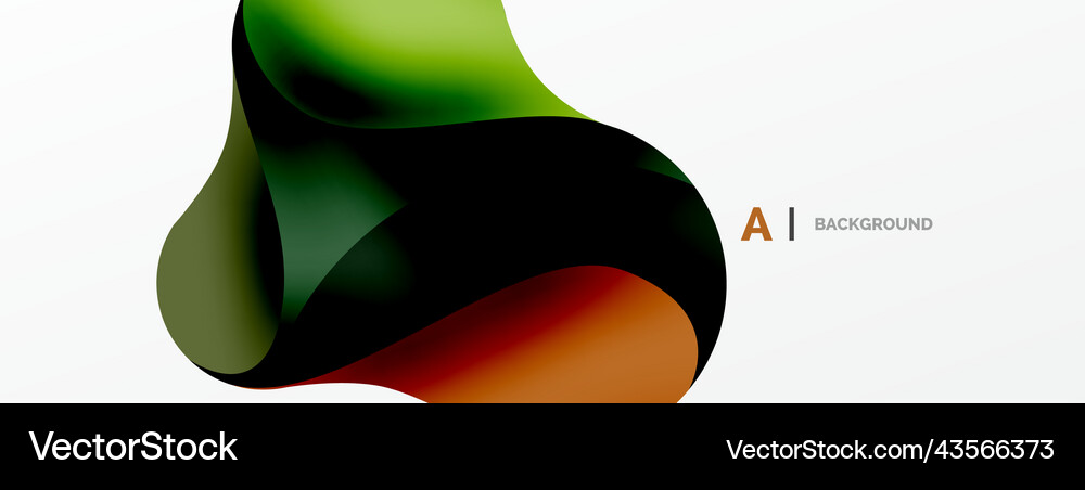 Flowing geometric shapes minimalist abstract Vector Image