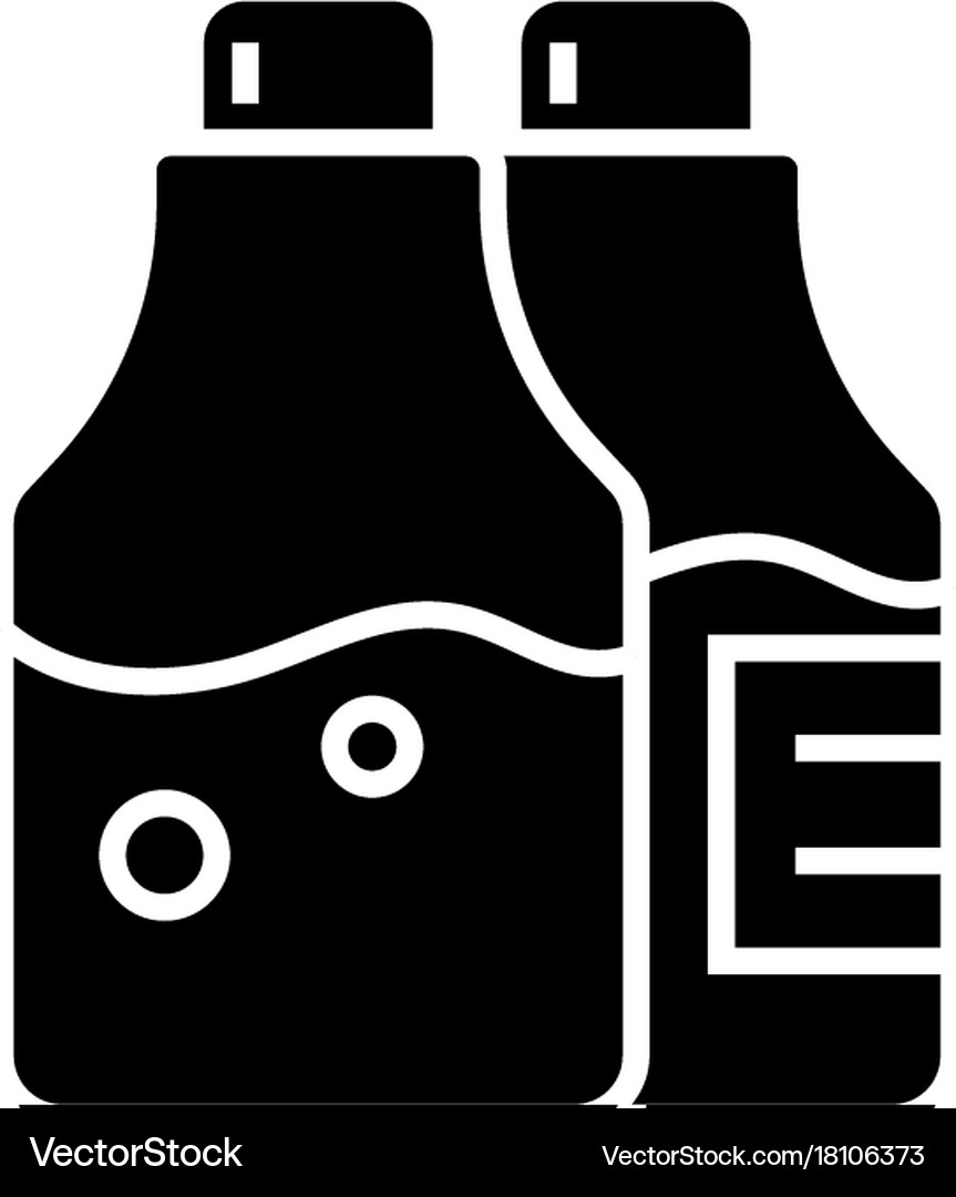 Salt and pepper - seasoning icon Royalty Free Vector Image