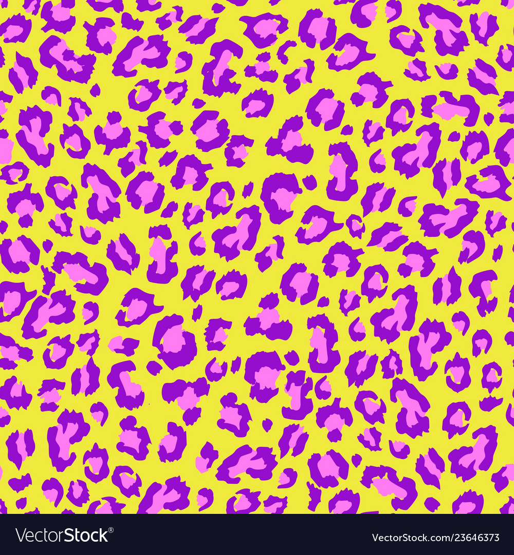 Seamless leopard texture pattern Royalty Free Vector Image