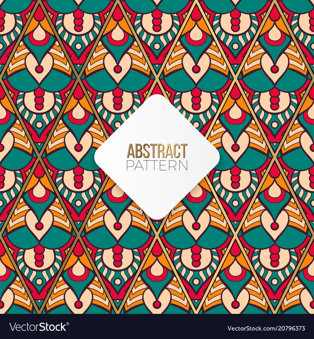 Seamless pattern tile Royalty Free Vector Image