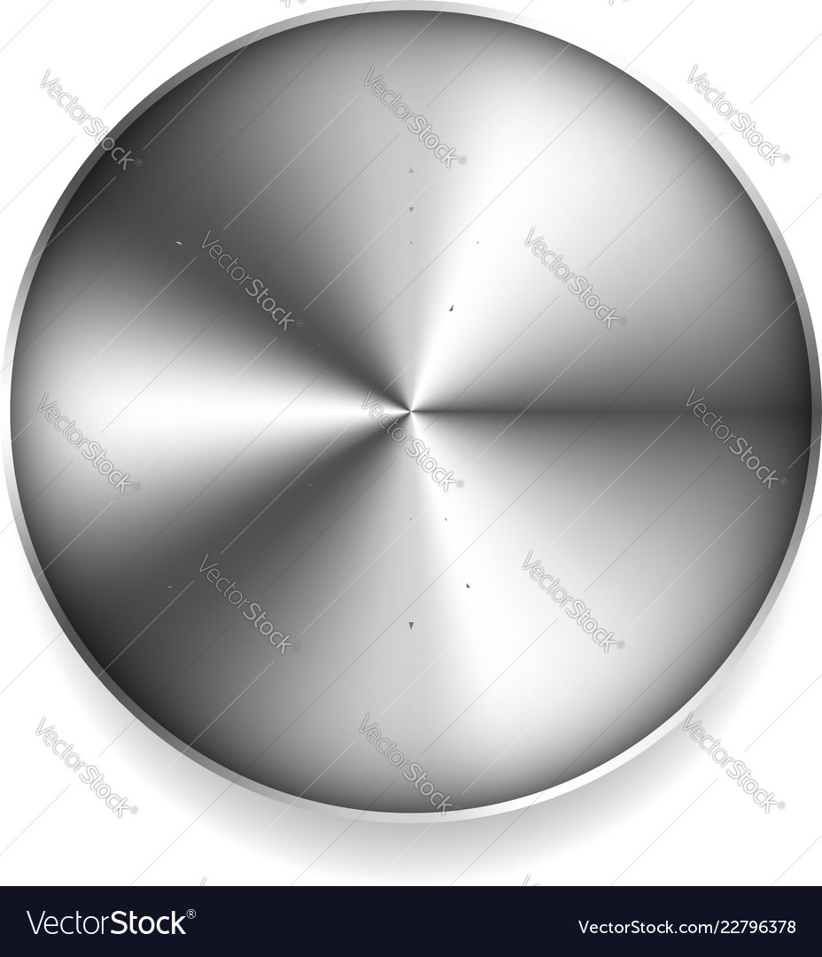 Abstract metallic circle Royalty Free Vector Image