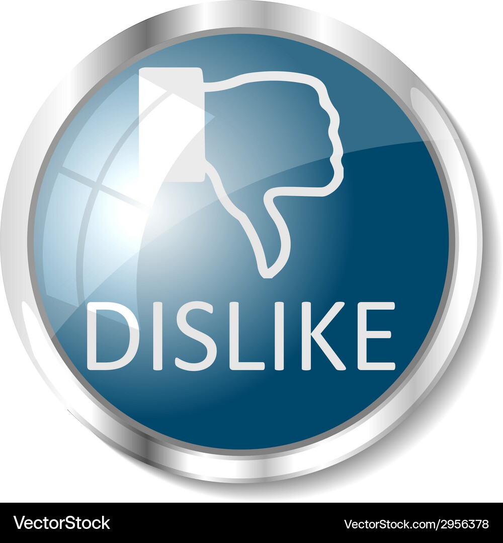Blue web button Royalty Free Vector Image - VectorStock