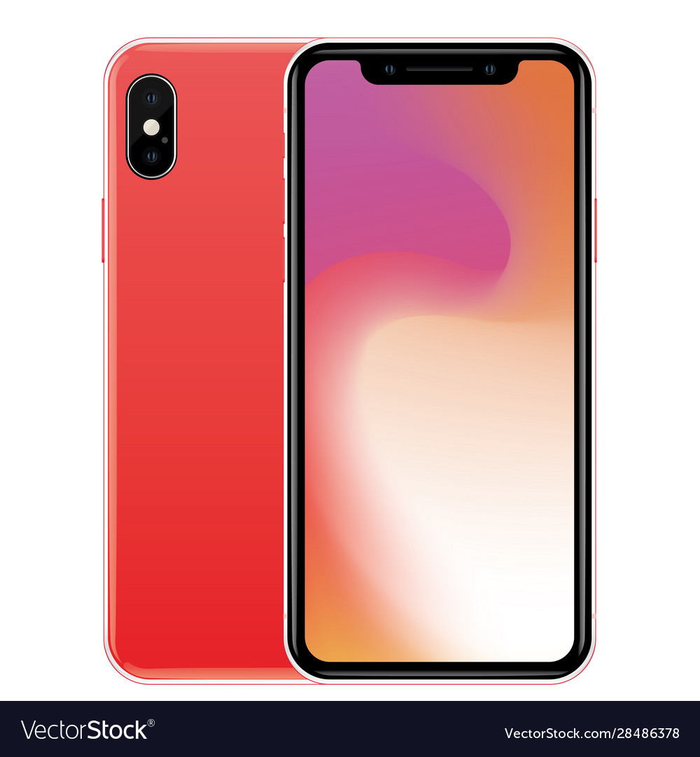 Iphone x Royalty Free Vector Image - VectorStock