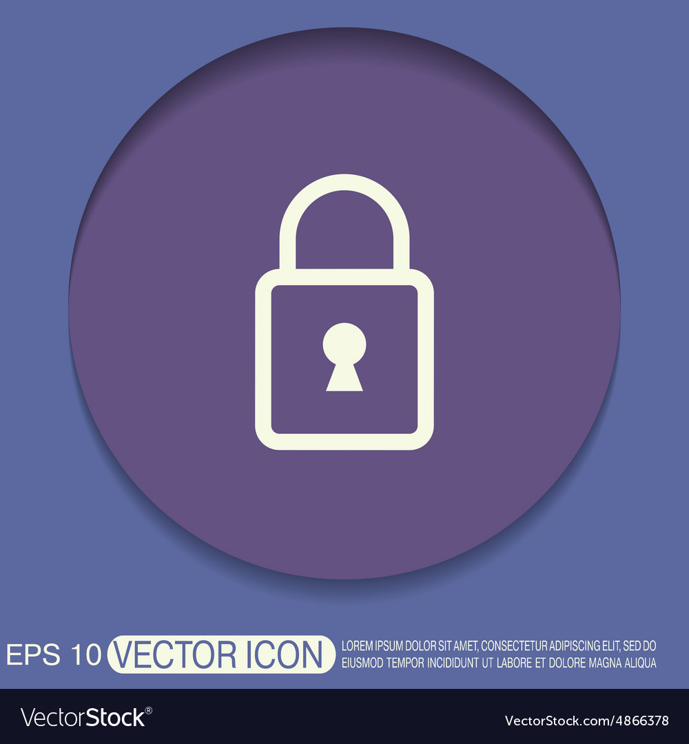Padlock Royalty Free Vector Image - VectorStock