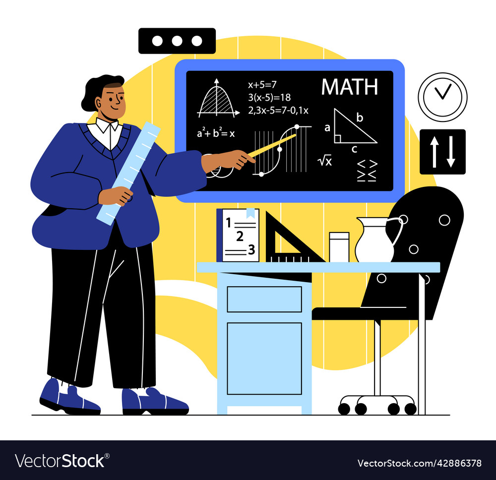 School teachers set Royalty Free Vector Image - VectorStock