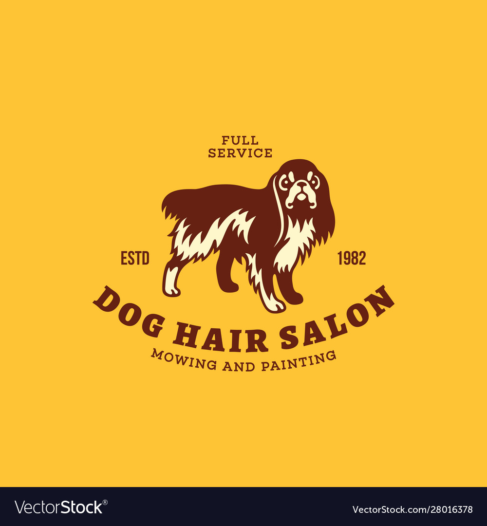 Spaniel logo Royalty Free Vector Image - VectorStock